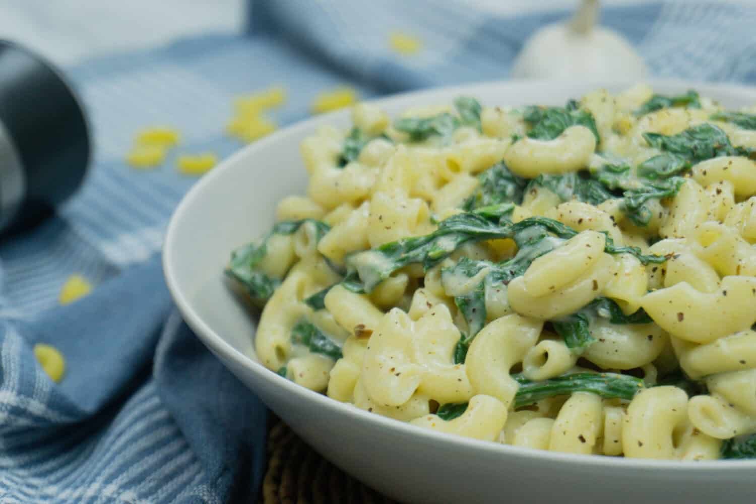Creamy Spinach Pasta Recipe | Freeze It